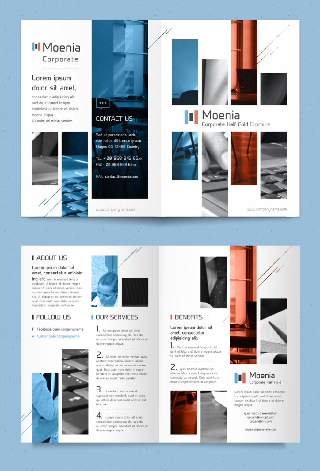 Bi-Fold Brochure Template (Word)