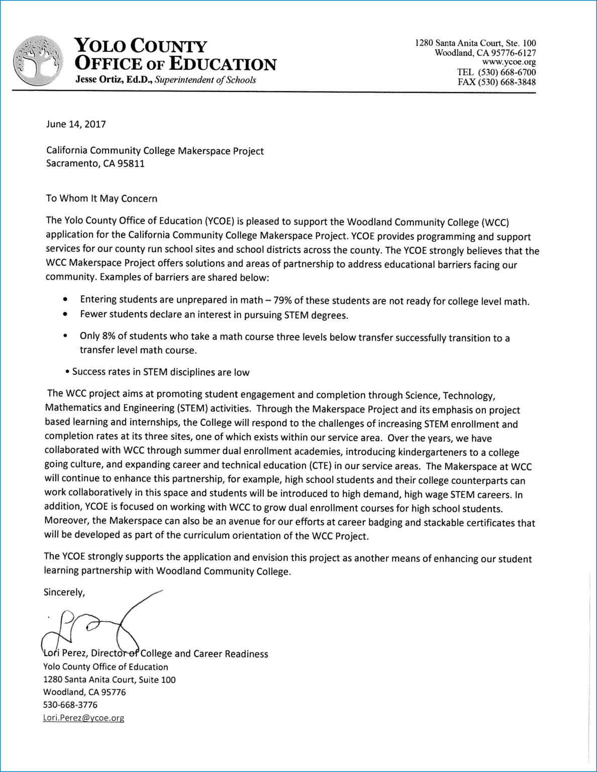 College Letter of Interest Template (Word)