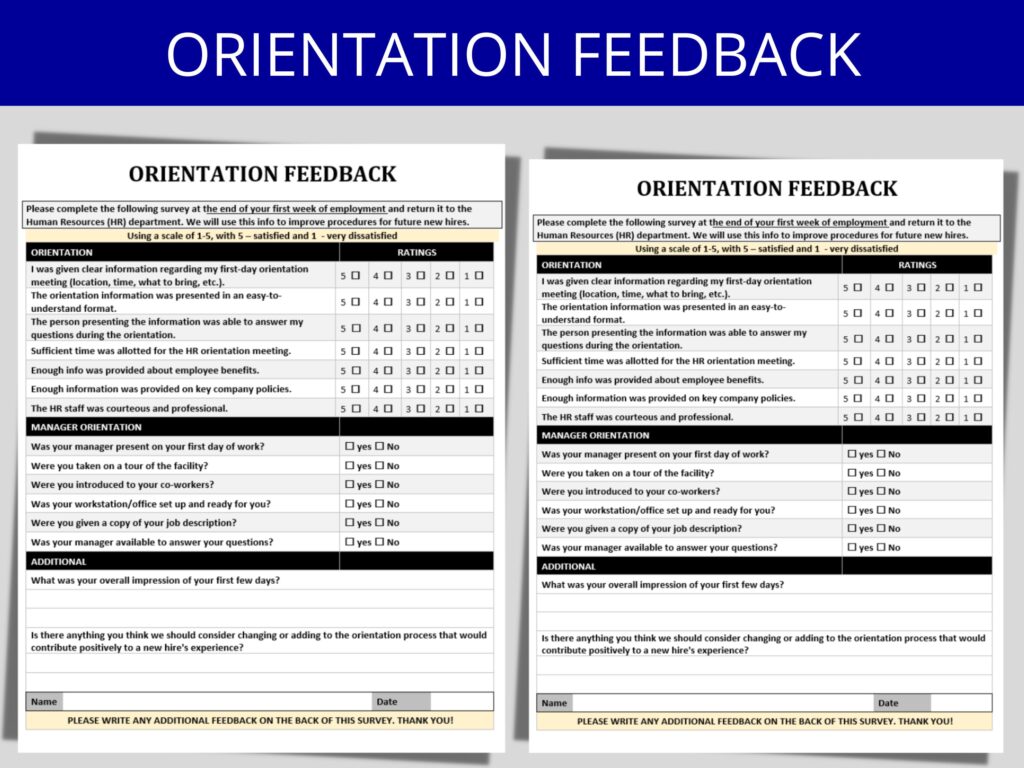 Free Printable Employee Feedback Form