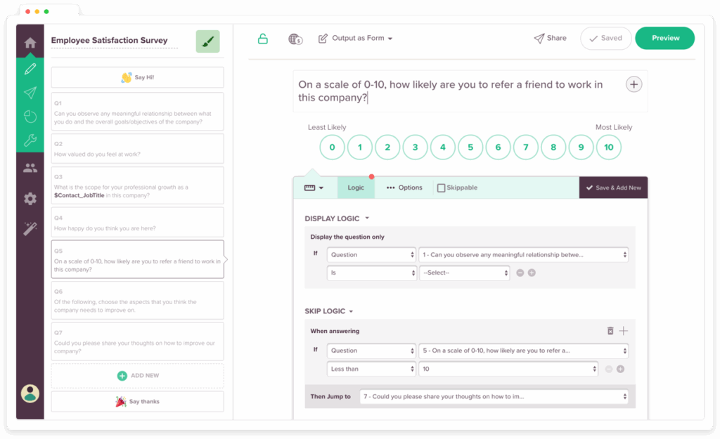 Free Printable Employee Feedback Form
