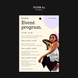 Editable Program Booklet Template (Word)