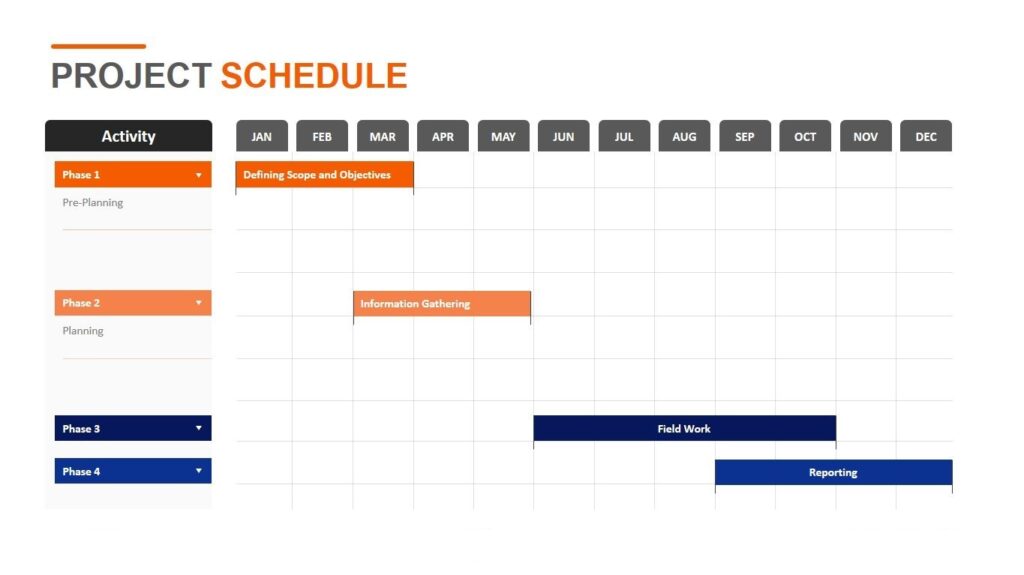 Project Timetable Template (Word)