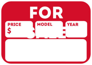 Printable Car For Sale Sign Template