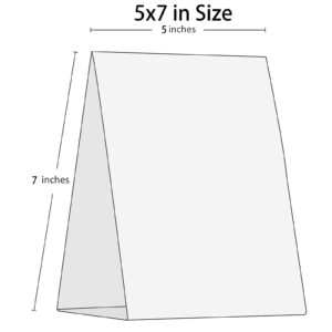 Customizable Table Tent Template (Word)