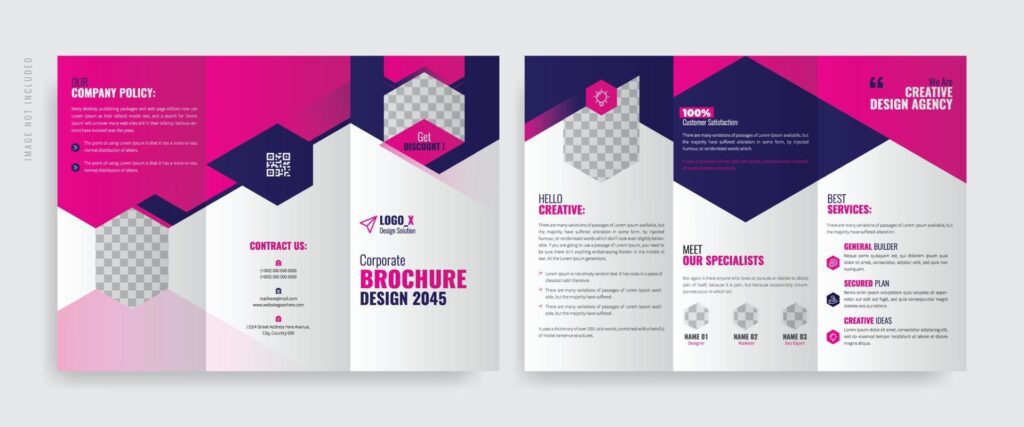 Z-Fold Brochure Template (Word)