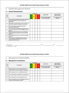 Free Printable Audit Checklist Template