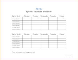 Free Printable 2-Week Timesheet Template