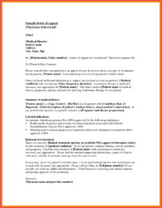 Free Printable Medical Appeal Letter Template