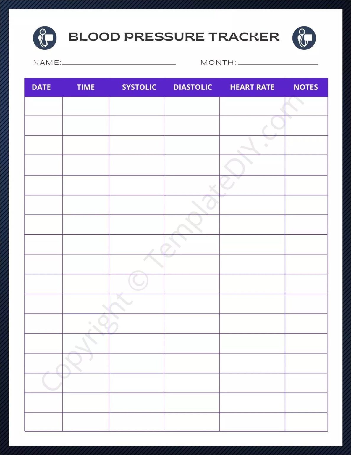 Free Printable Medical Student Planner Template