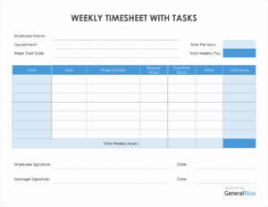 Free Printable Nanny Timesheet Template