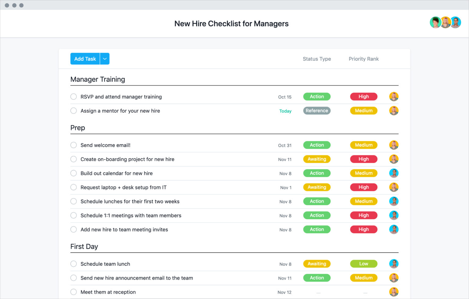Onboarding Checklist Template