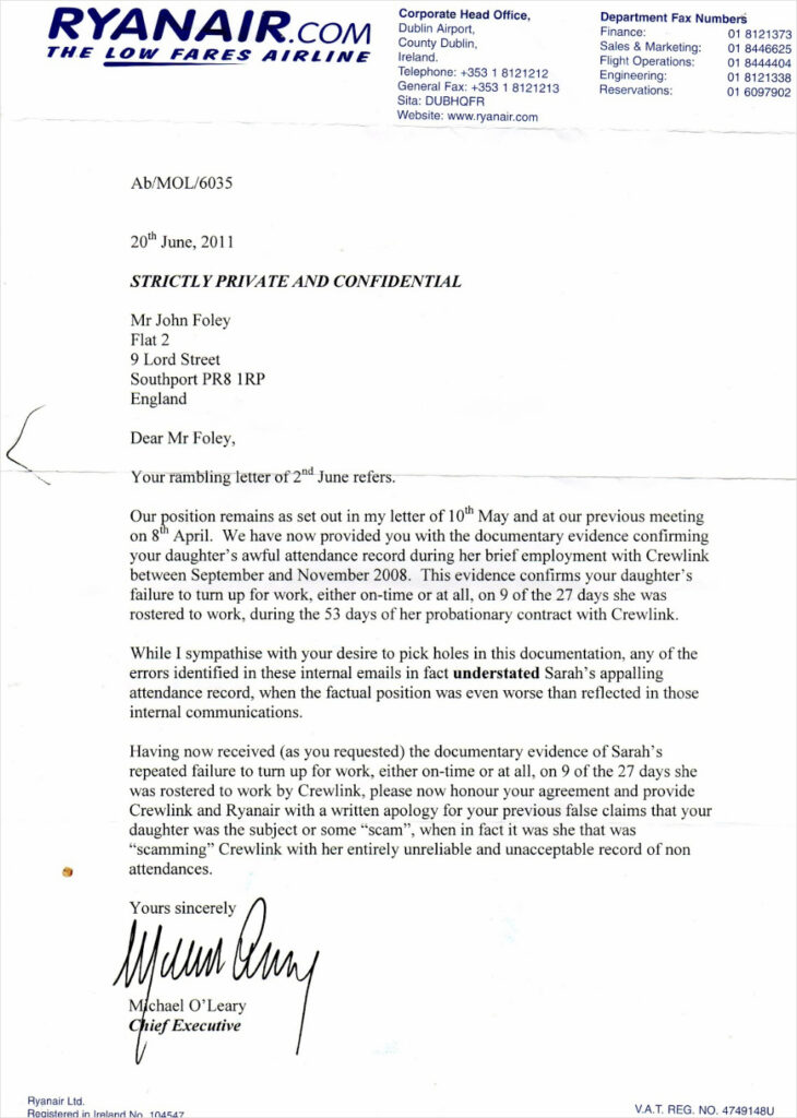 Free Printable Pilot Cover Letter Template