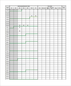 Free Printable Timesheet Template With Overtime