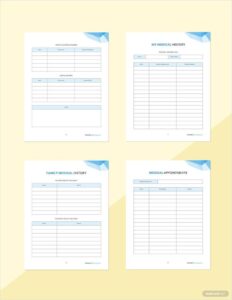 Free Printable Medical Student Planner Template