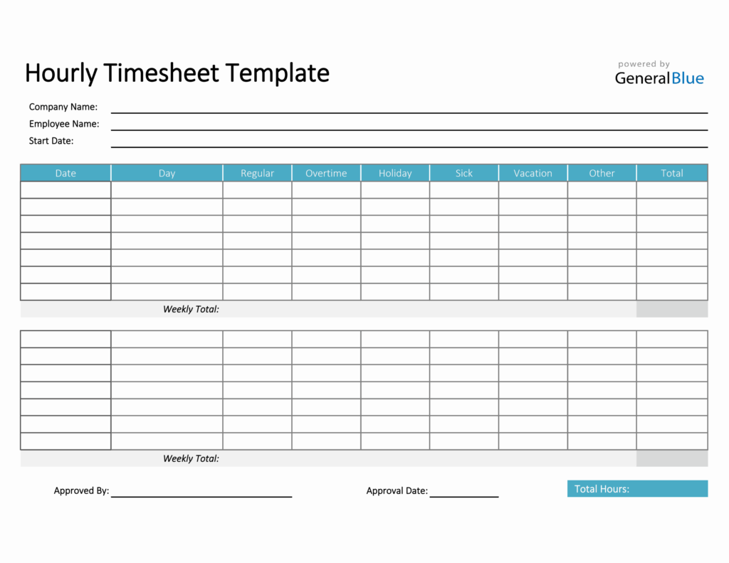 Timesheet Template For Software Development [Excel]