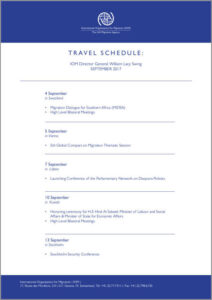 Free Printable Travel Schedule Template